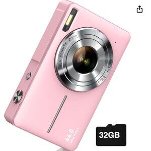 Cameras, Photo & Video | Compact Pink Digital 180p Camera 16x Zoom Anti ...